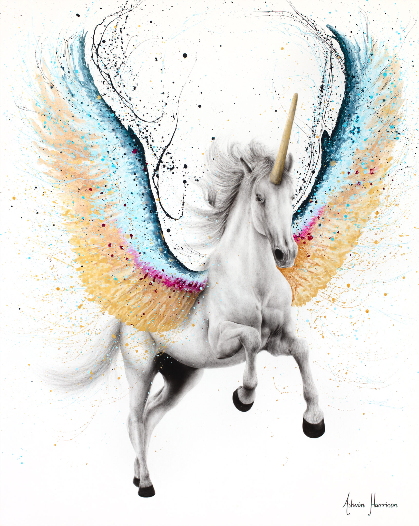 Whimsical Unicorn | Original Australian Art | Ashvin Harrison