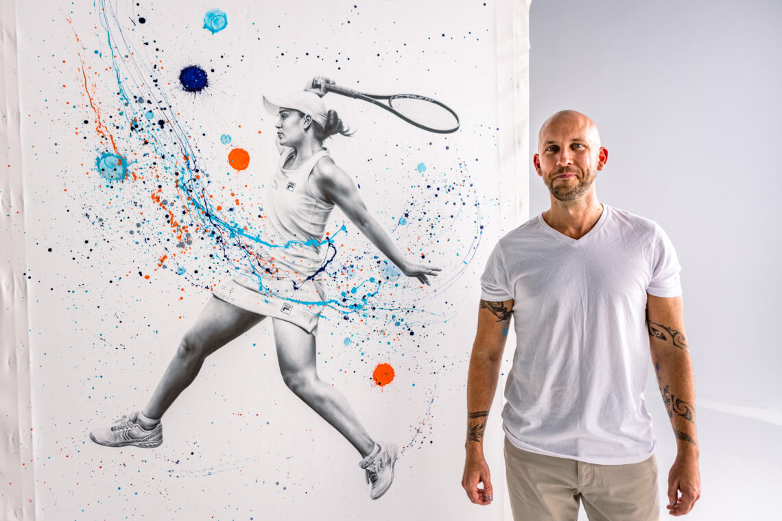 Ash Barty | Original Australian Art | Ashvin Harrison