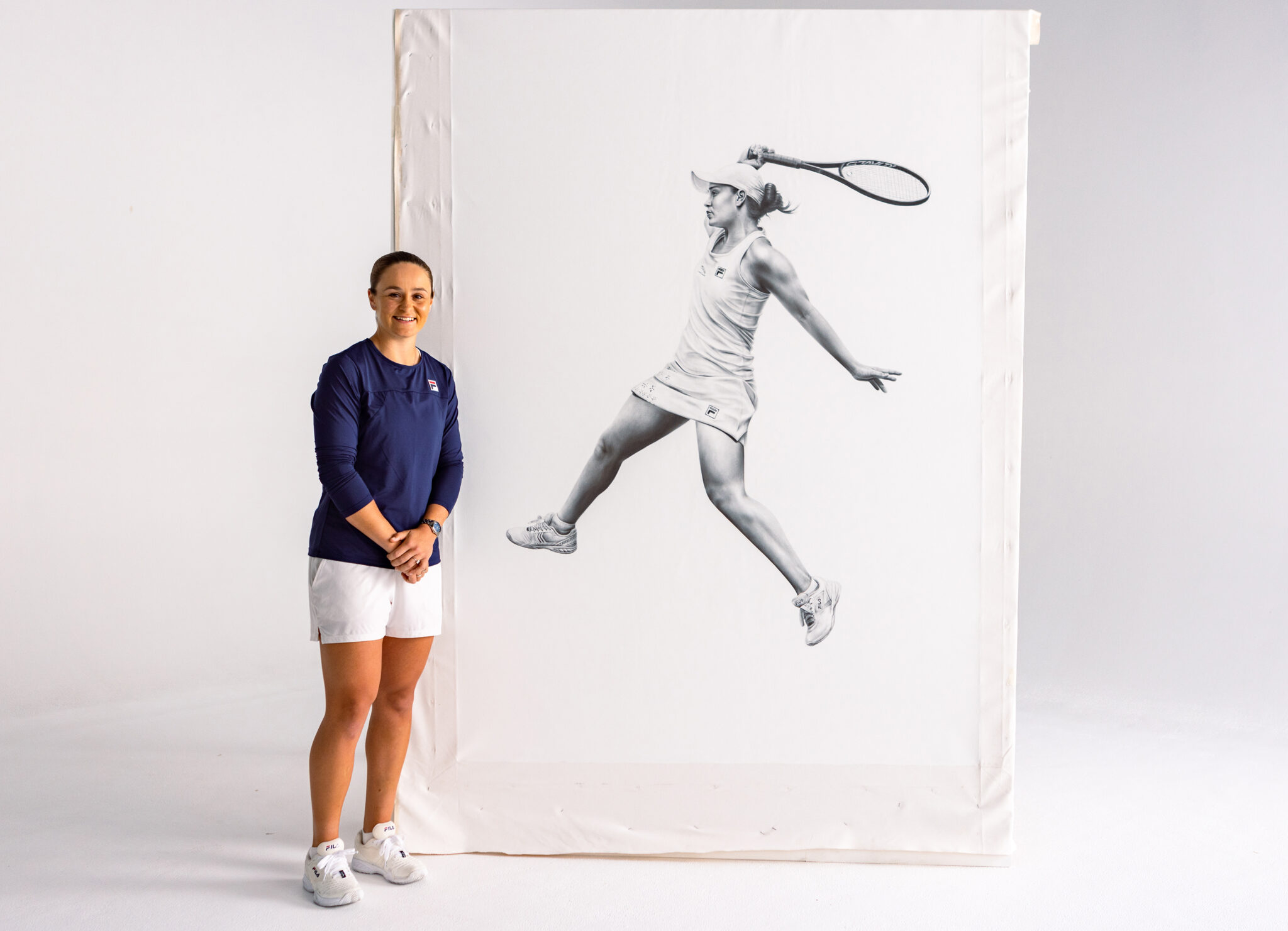 Ash Barty and Ashvin Harrison | Original Australian Art | Ashvin Harrison