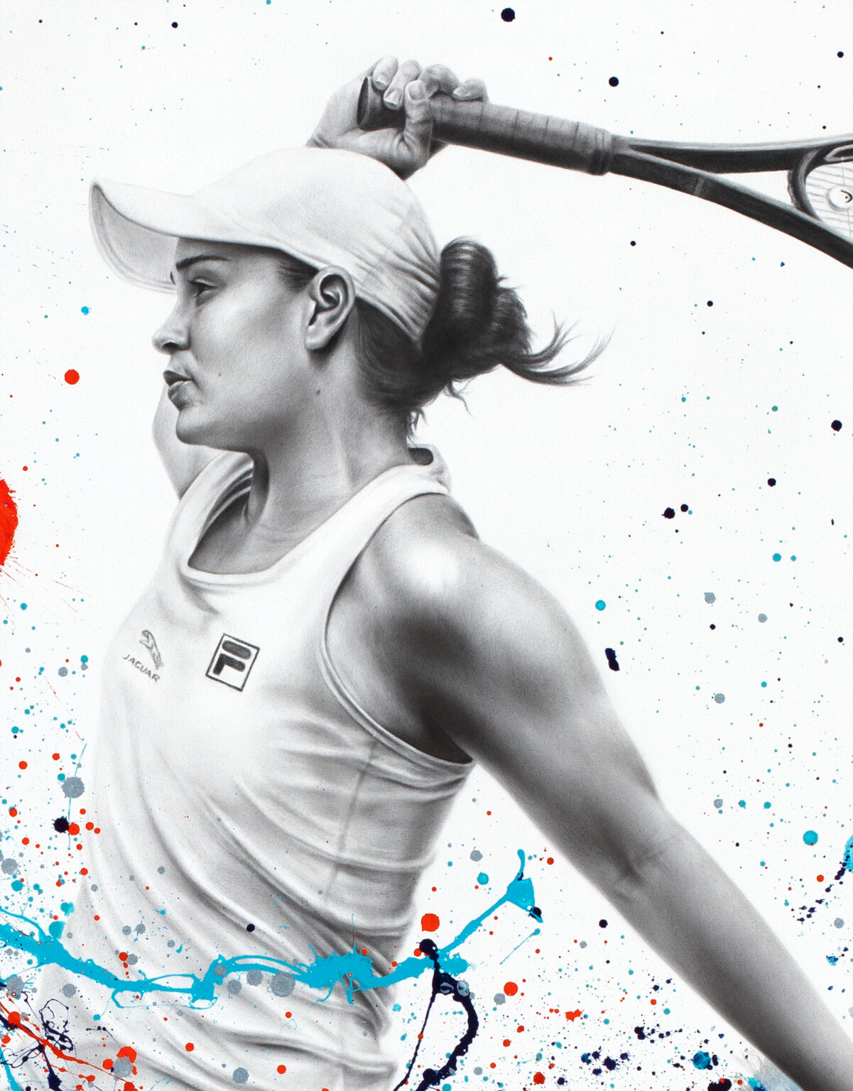 Ash Barty | Original Australian Art | Ashvin Harrison