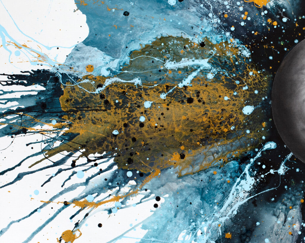 Abstract Universe- Beyond The Moon | Art | Ashvin Harrison