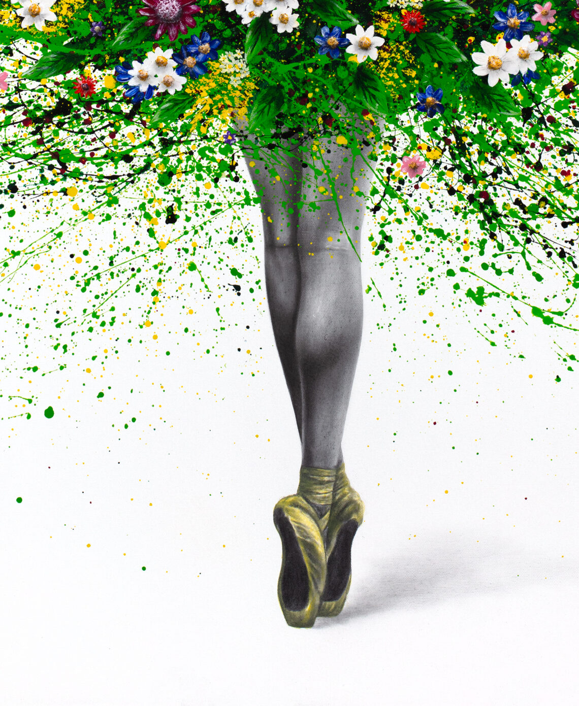 Flower Garden Dancer | Original Australian Art | Ashvin Harrison