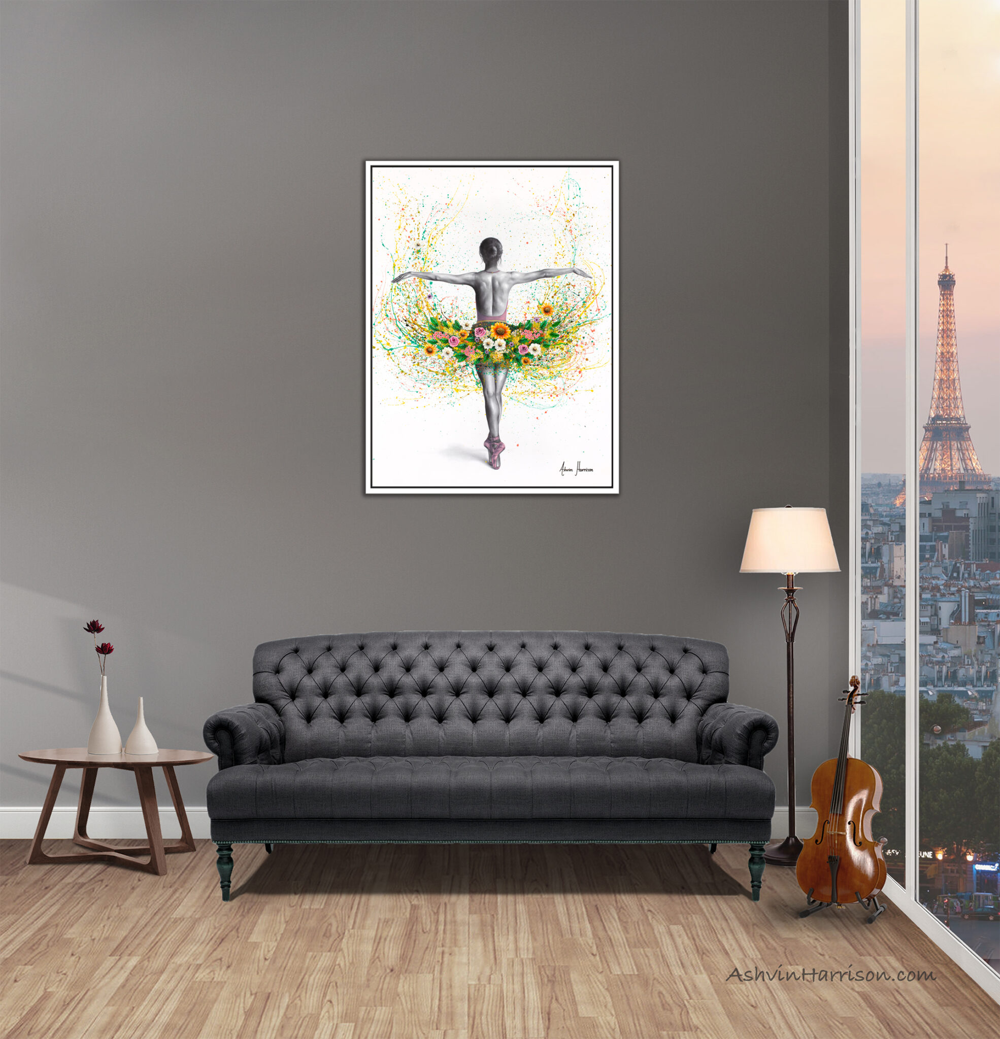 Spring Floral Dancer- Fine Art Limited Edition Giclée Print